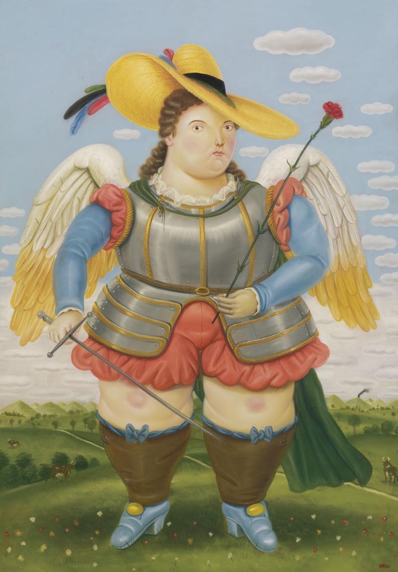 Fernando Botero | ARCANGEL SAN MIGUEL (1986) | MutualArt