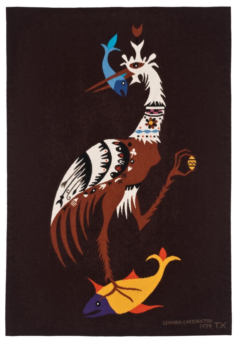 Leonora Carrington | Bird with Fish (1979) | MutualArt