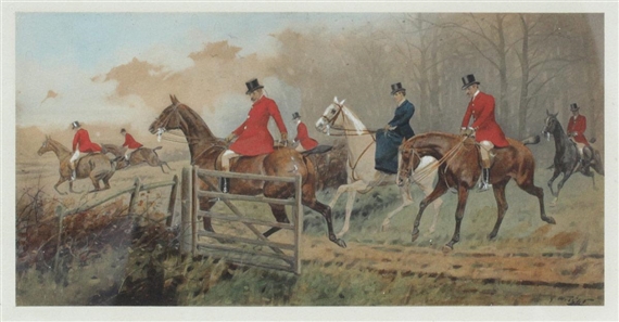 George Wright | Hunt Scene | MutualArt