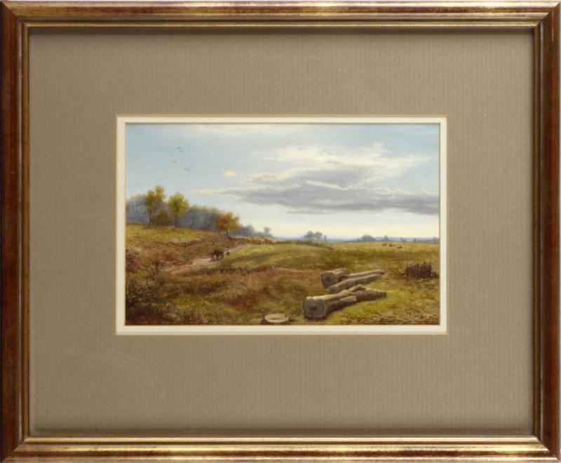 Kate Gilbert | 2 Works : A sunny day - Westerham Chart ; Evening ...