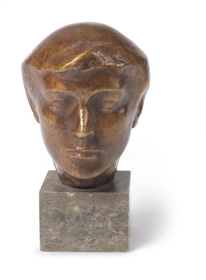 Richard Scheibe | Porträtkopf (1950s) | MutualArt