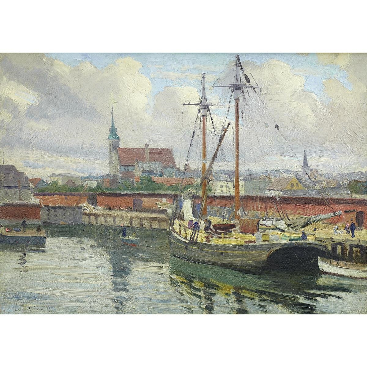 Robert Pilot | LUMBER SCHOONER, ST. JOHN'S, NEWFOUNDLAND (1929) | MutualArt