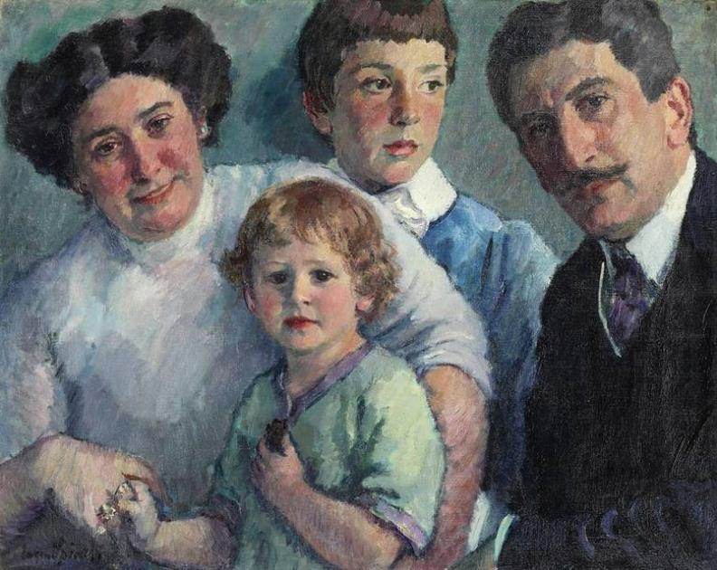 Eugen Spiro | FAMILIENPORTRAIT (1911) | MutualArt