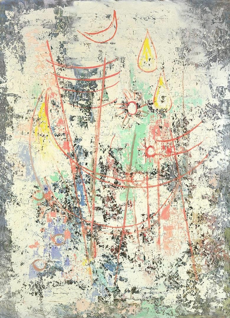 Jeanne Mammen | Caféterrasse im KaDeWe (auch: Silberterrasse im KaDeWe ...