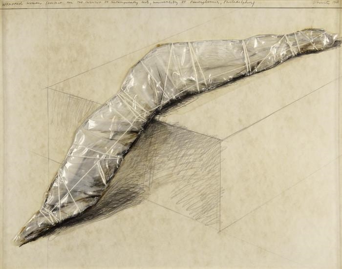 Christo | Wrapped Woman (Project for the Institute of Contemporary Art ...