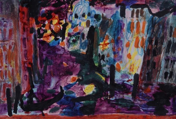 Samuel Buri | Nächtliches Venedig (Circa 1957) | MutualArt