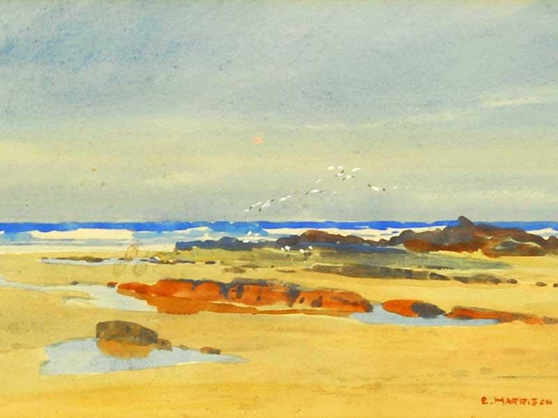 Edward Harrison Compton | Bauernhäuser im Kötschachtal, (1911) | MutualArt