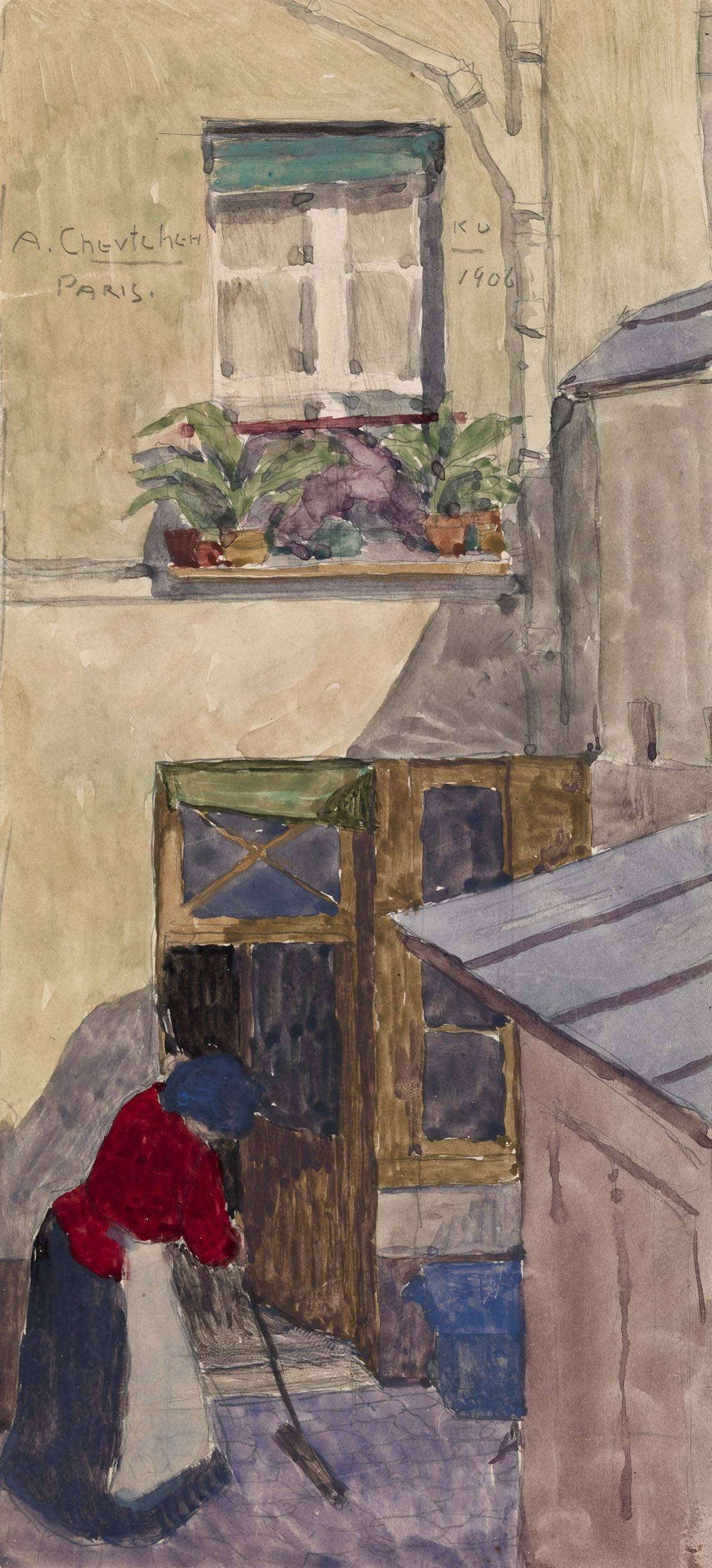 Alexander Vasilievich Shevchenko | Soldier Washing a Horse (1916 ...