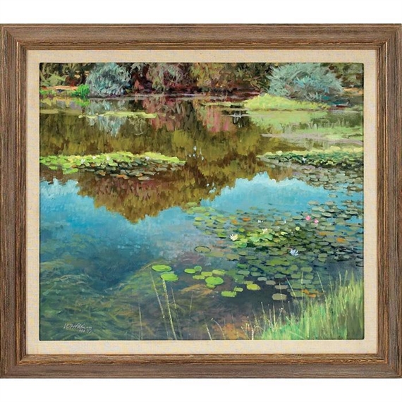 William H. Atkins | Lily Pond (1986) | MutualArt