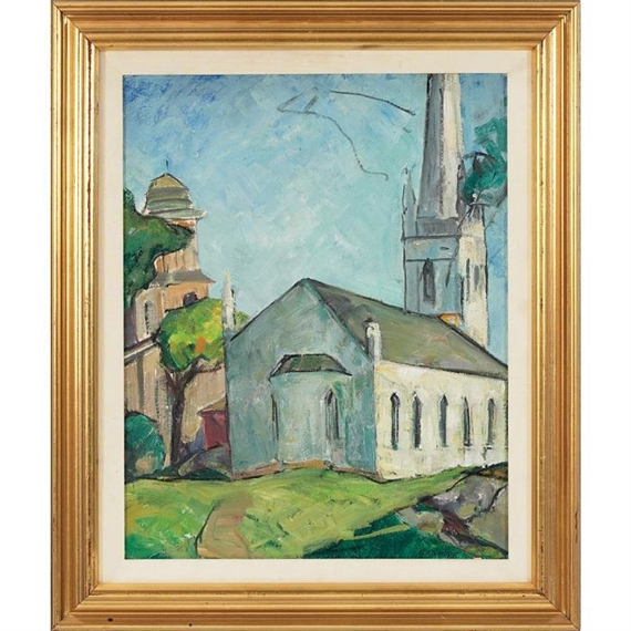 Nellie Augusta Knopf | The White Chapel (Circa 1920) | MutualArt