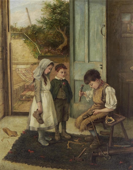 Reuben Hunt | The young cobbler | MutualArt
