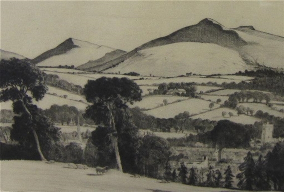 Sam Garratt | Brecon Beacons from Penlam | MutualArt