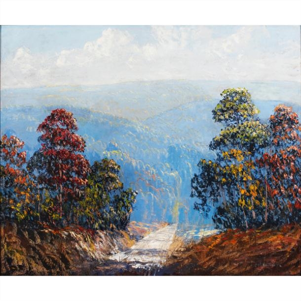 John Wesley Hardrick | Southern Indiana landscape | MutualArt