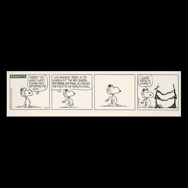 Snoopy Flying Ace Comic Strip
