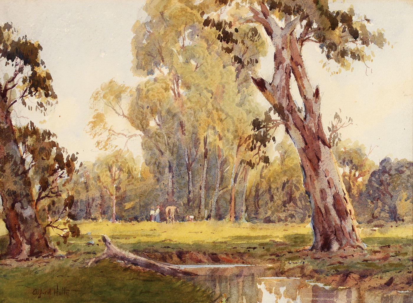 Alfred Heber Hutty | Old Sycamores | MutualArt