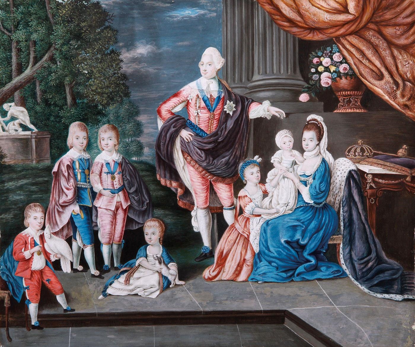Johan Zoffany | George III Family Portrait (Circa 1825) | MutualArt