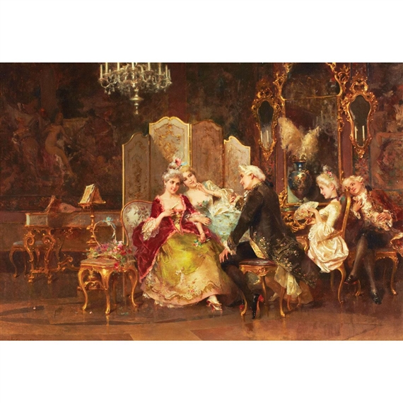 Luigi Cavalieri | IN THE MUSIC ROOM | MutualArt