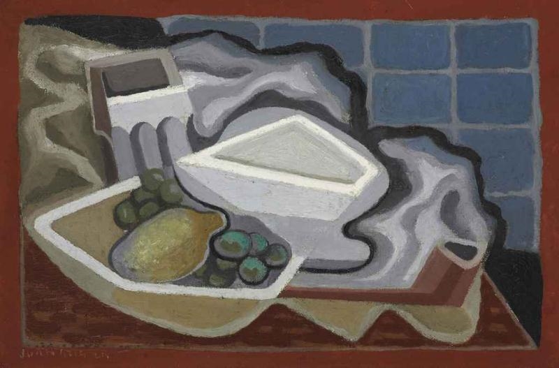 Juan Gris | COMPOTIER ET PIPE (1922) | MutualArt