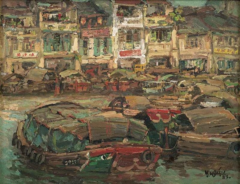 Tan Choh Tee | Singapore River (1983) | MutualArt