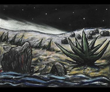 Peter Booth | DRAWING (STARS AND RIVER) (2000) | MutualArt