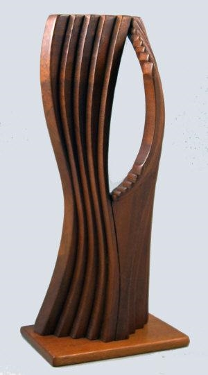 Brian Willsher | carved wood abstract sculpture (1986) | MutualArt