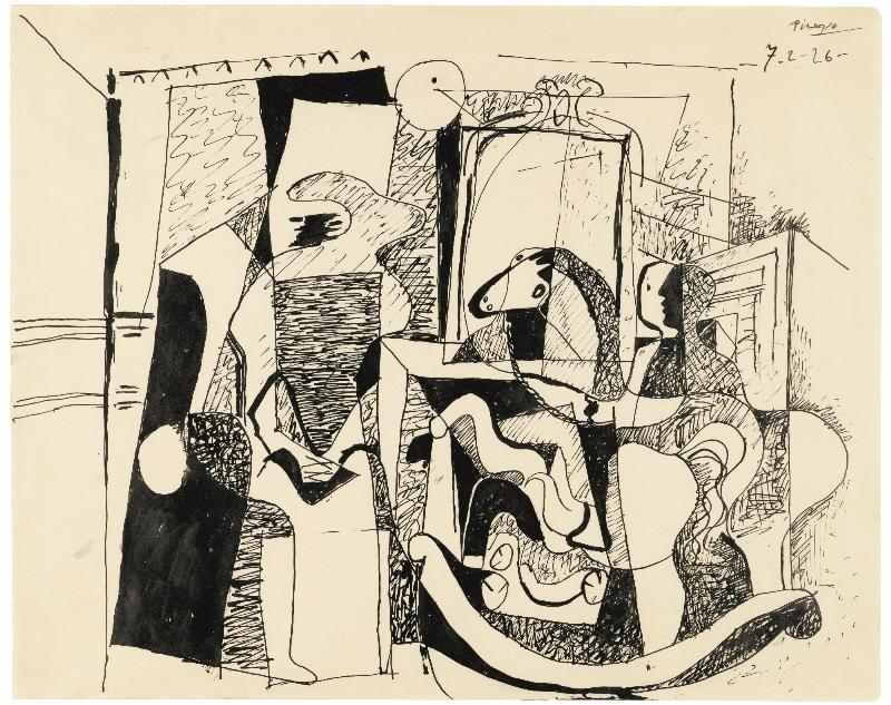 Pablo Picasso | Le cheval de bois (1926) | MutualArt