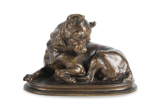 Paul Joseph Raymond Gayrard | Chien ratier au repos | MutualArt