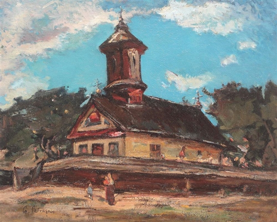 Patrick George | Landscape with wooden churches Vălenii Mountain ...