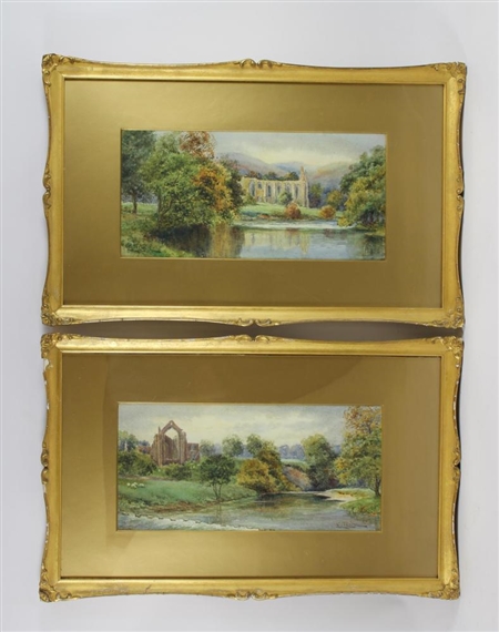 Riby Edwin | Bolton Abbey from Across the Wharfe | MutualArt