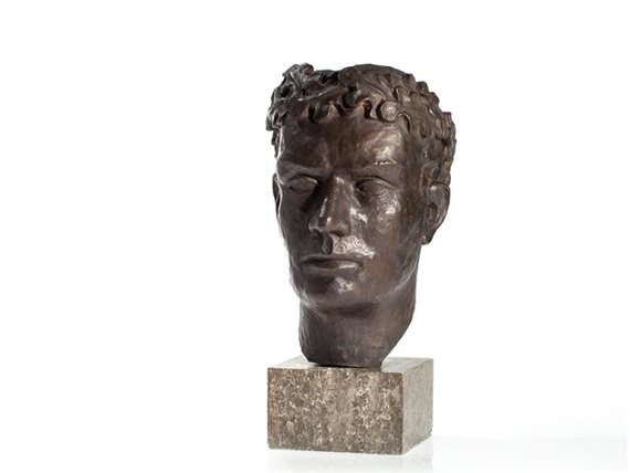 Ejnar Hansen | Male Portrait (1943) | MutualArt