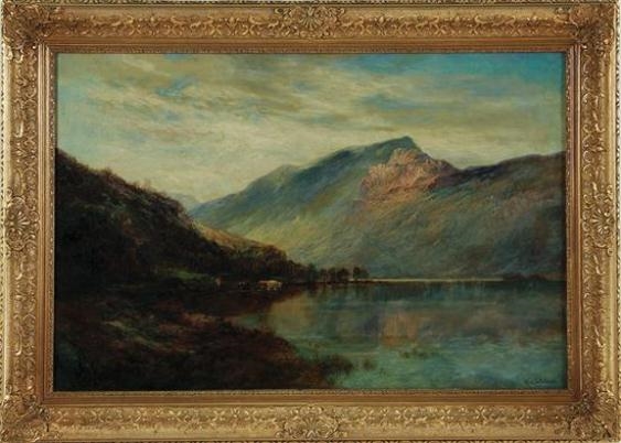 Alfred de Breanski, Sr. | The Na-garr Valley, Scotland | MutualArt