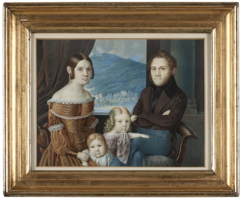 Johann Friedrich Dieterich | An Empire period family portrait (Circa ...