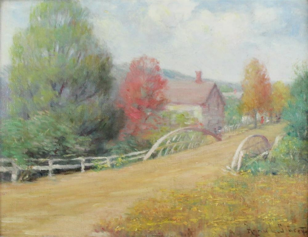 Anna Lee Stacey | COUNTRY ROAD WITH BRIDGE | MutualArt