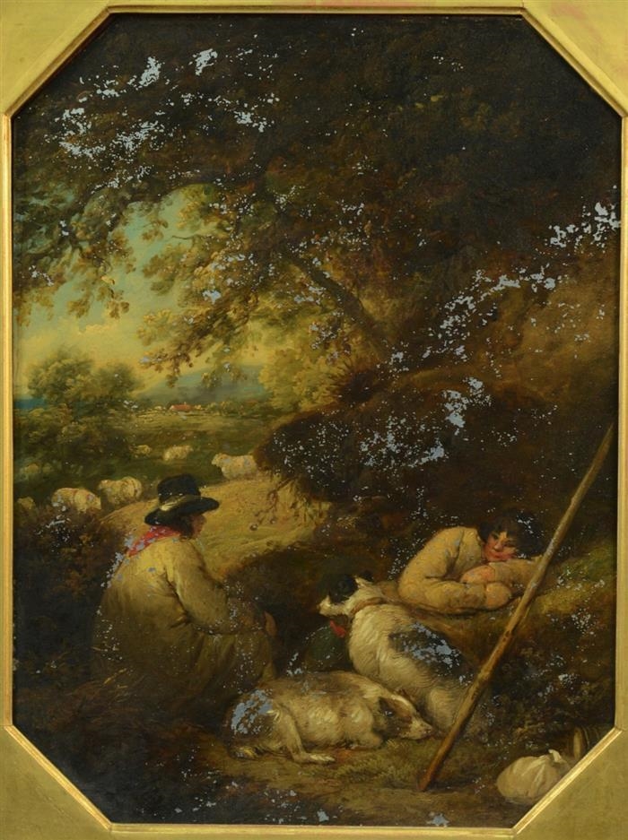 George Morland | Shepherds Resting | MutualArt