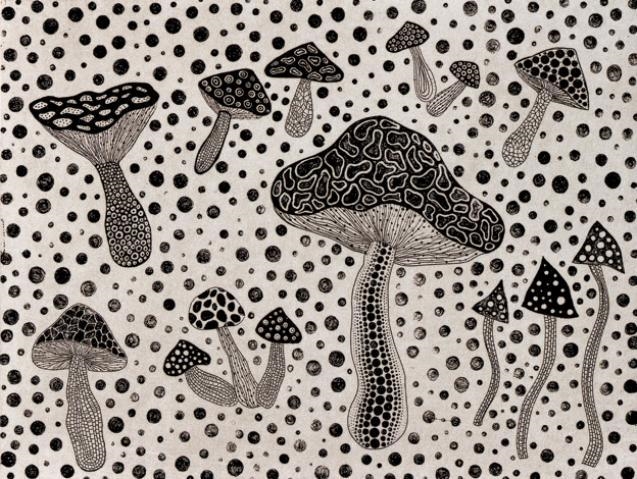Yayoi Kusama | Mushrooms (1995) | MutualArt