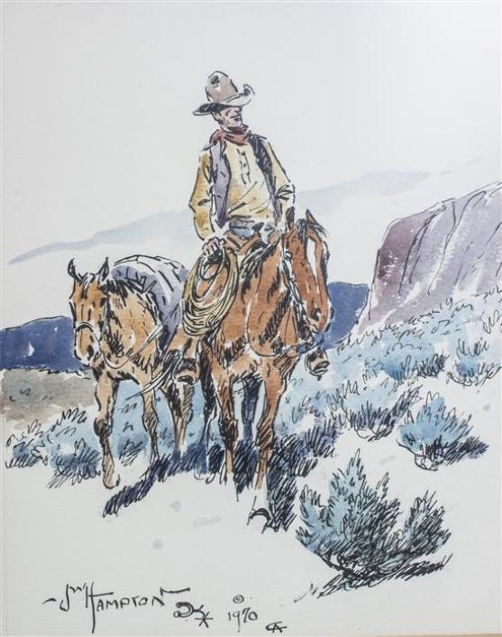 John Hampton | Untitled, (1970) | MutualArt