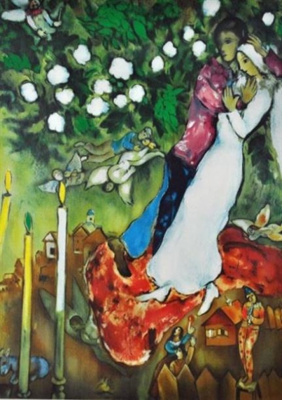 Marc Chagall | The Three Candles | MutualArt