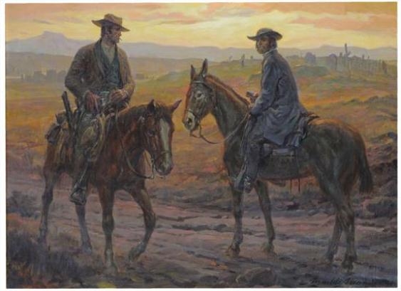 Reynold Brown | REYNOLD BROWN WESTERN PAINTING | MutualArt