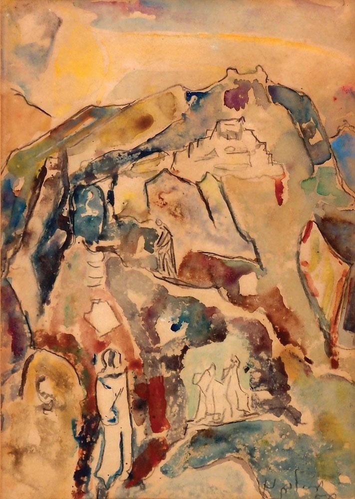 Mordechai Levanon | Safed landscape | MutualArt