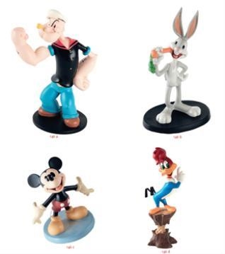 Unknown | 4 Works : Popeye (Classic Version) ; Bugs Bunny ; Mickey ...
