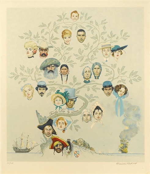 Norman Rockwell | Family Tree (1971) | MutualArt