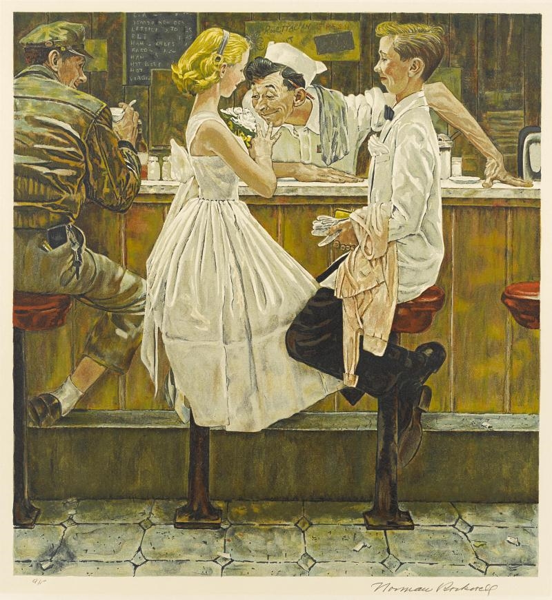 Norman Rockwell | After the Prom (1978) | MutualArt
