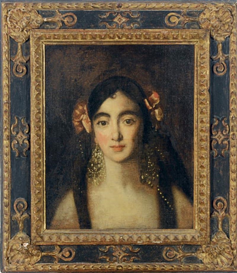 Claudio Coello | Portrait of a woman with ornate earrings | MutualArt