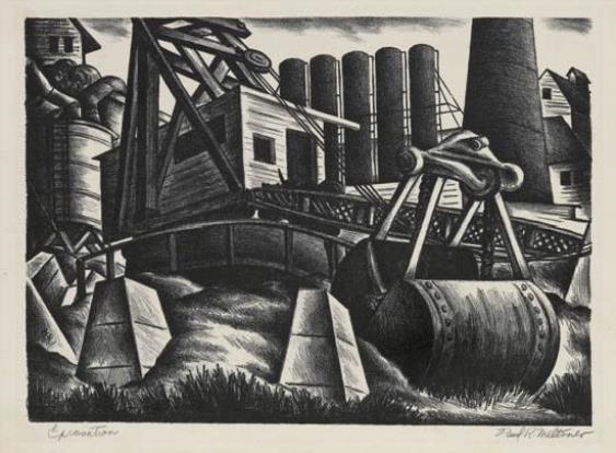 Paul Raphael Meltsner | (2) Excavation; Industrial Center (1943 ...