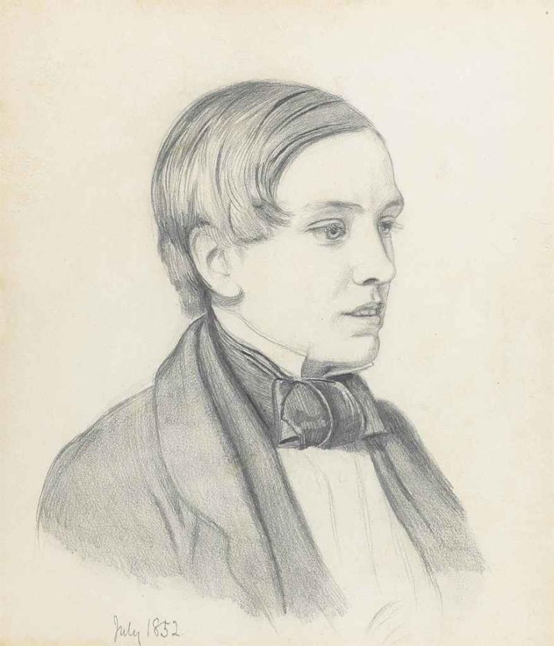 William Holman Hunt | Portrait of Charles Allston Collins (1852 ...
