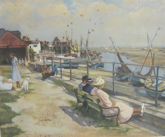 Kenneth Proctor | 4 Works: Leigh on Sea; The Club Ship, Tilbury; The ...