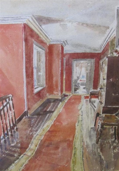 Thomas Hennell | Interior, Rathcoursey House Co. Cork | MutualArt