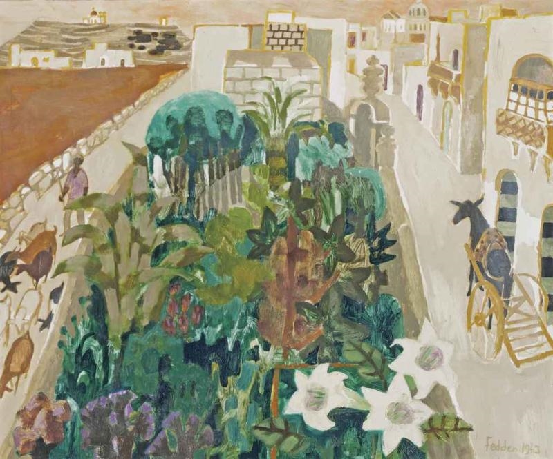 Mary Fedden | Sunflowers in Provence (1962) | MutualArt