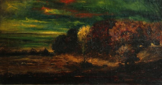 George Inness | Autumn oaks | MutualArt