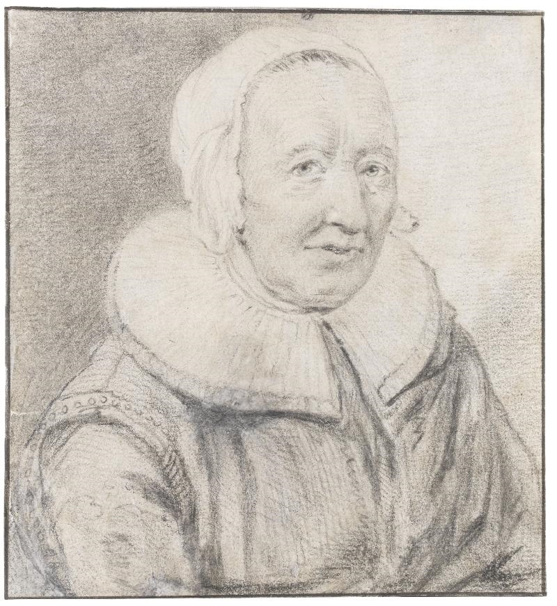 Cornelis Visscher | Portrait of Engeltje Pietersdr Kort-Leve | MutualArt